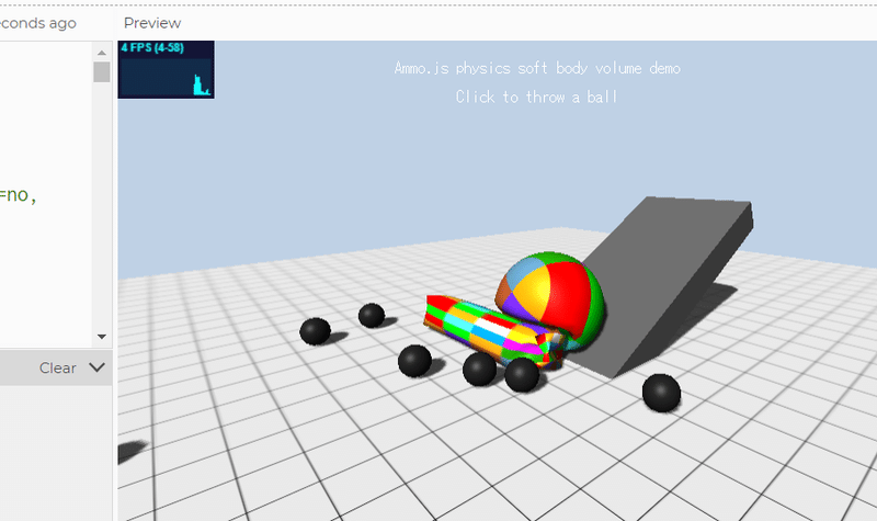 🎡いろんなjsライブラリと使える物理エンジンammo.js（アモジェス） ｜あたり帳簿