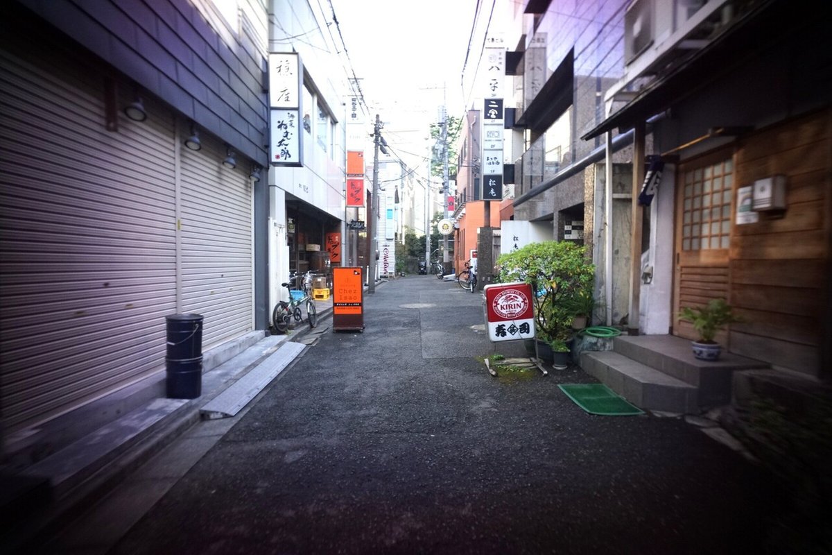 緊急事態宣言前日の新宿 荒木町｜NON