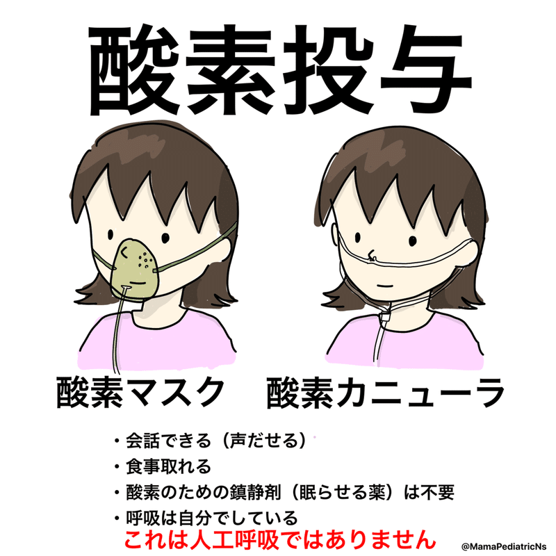 人工呼吸器をつけると、他にもこんなものをつける必要があるよ、って話｜ゆっこ 二児の母/小児科看護師
