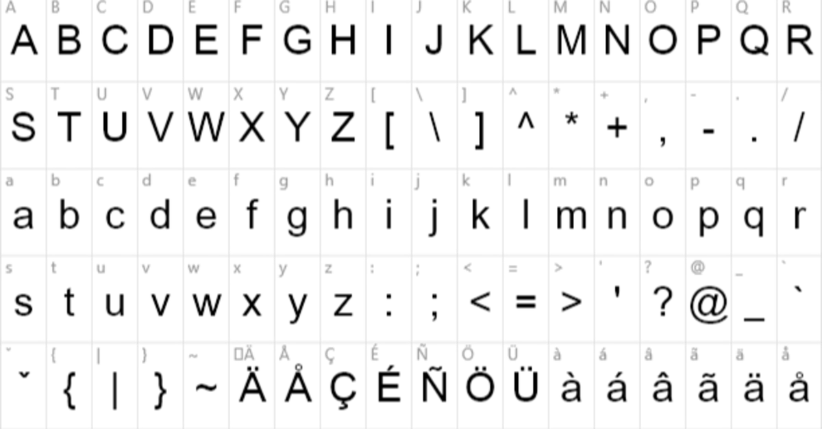 Arial Unicode Ms EKAN