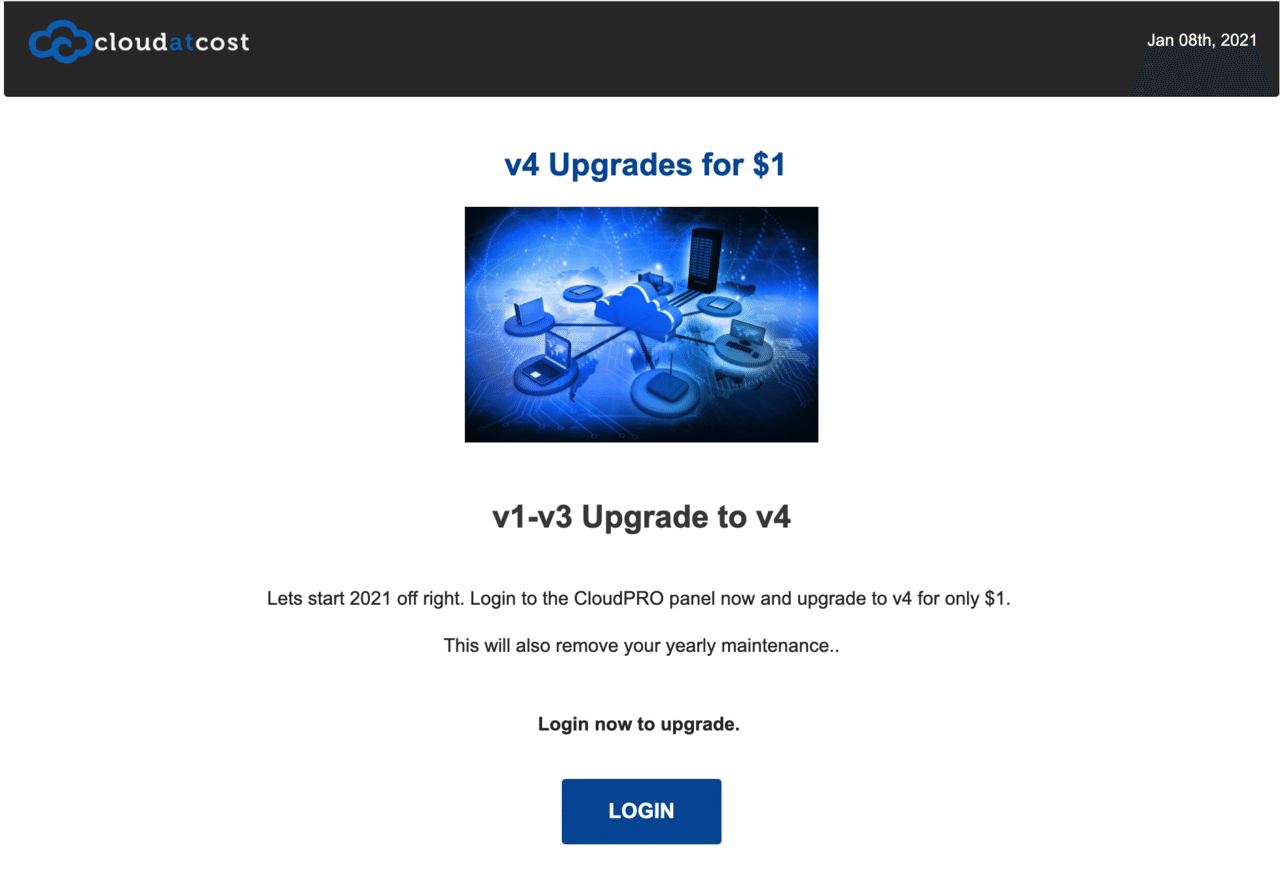「CloudAtCost」CloudPro1−3契約→v4アップグレード｜大葉さん｜note