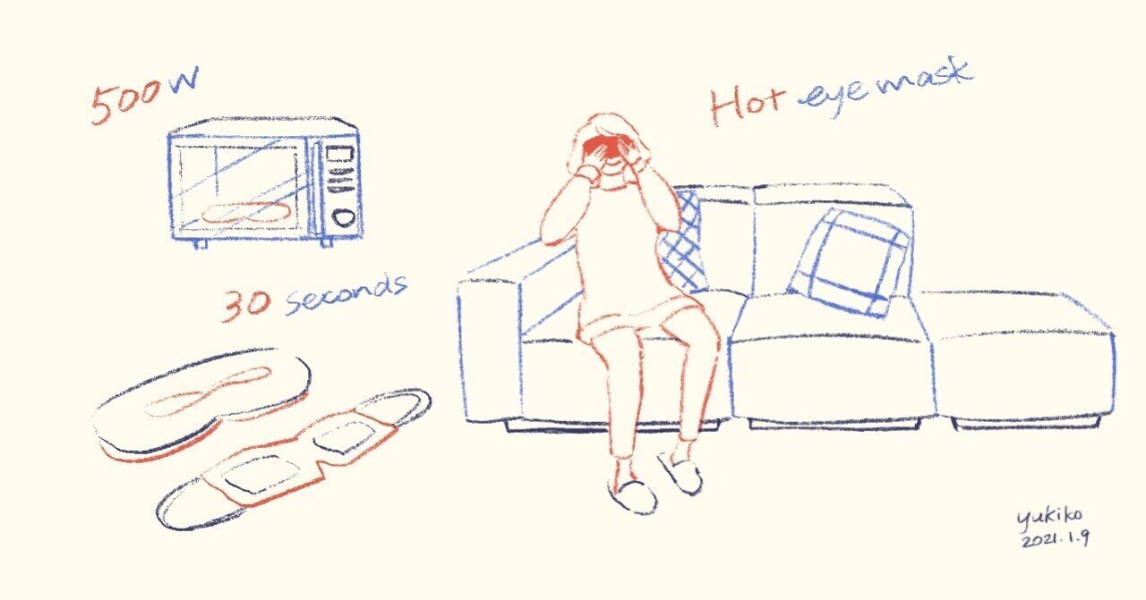ホットアイマスク｜Yukiko ｜ Archive note｜note
