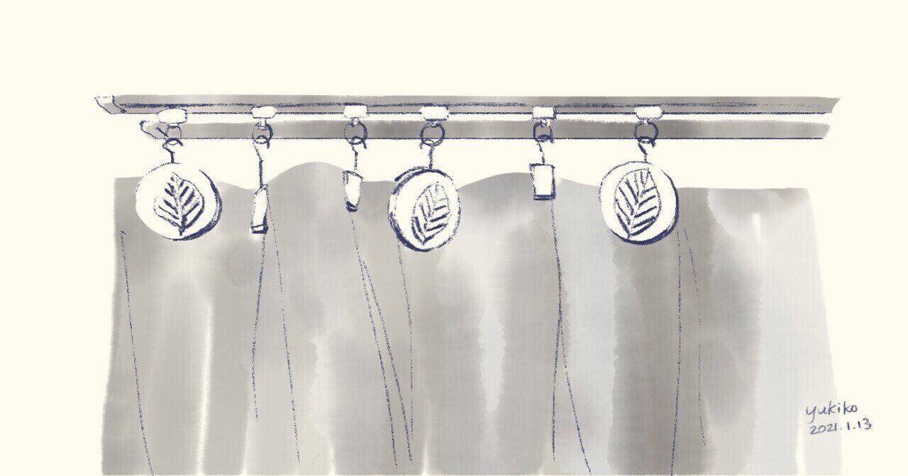 カーテンクリップ｜Yukiko ｜ Archive note