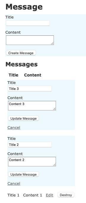 Rails: Hotwire: Turbo StreamsなScaffoldはこんな感じかな？｜usutani