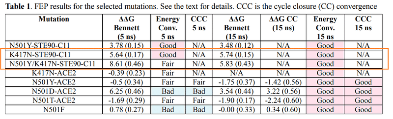 N501YとK417Nの変異を分子レベルで見てみた論文｜カイン