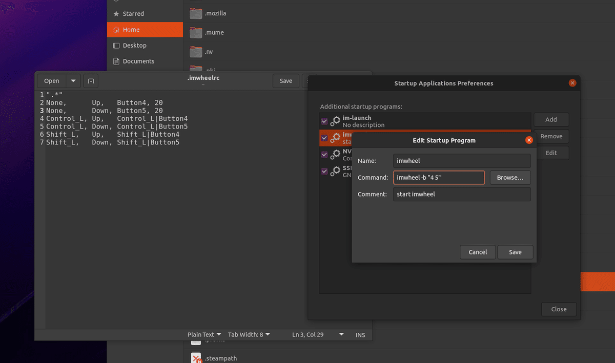 Ubuntuのマウススクロール調整｜Histone