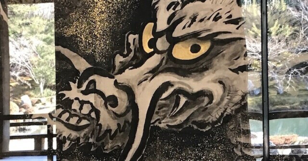 外光が襖雲龍図を照らす Outside light illuminates the Fusuma Dragon map｜達磨の眼【本伝統文化を世界へ】