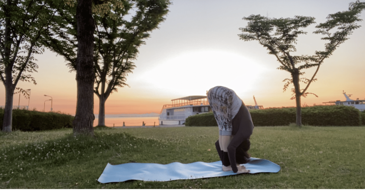 🌕獅子座満月〜月ヨガポーズ〜｜tsukimi-aiko｜note