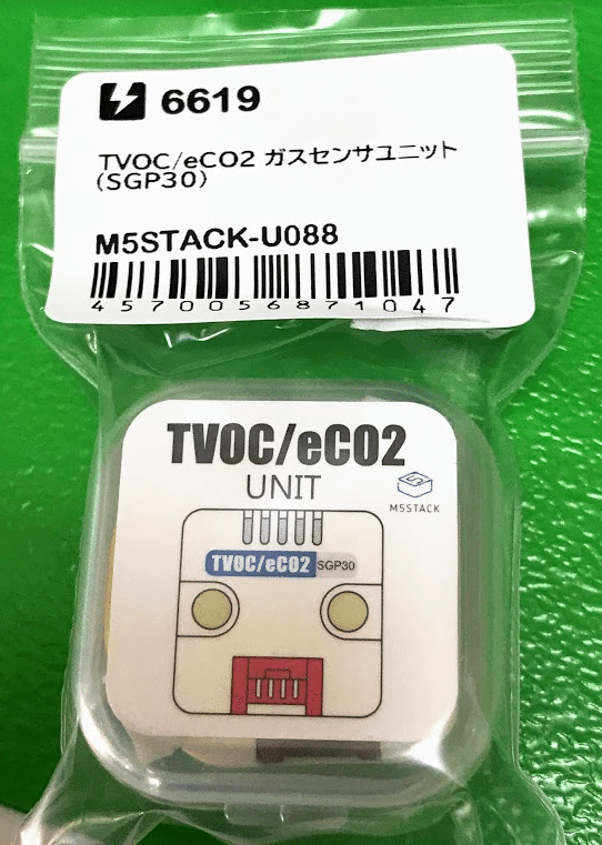 M5Stack用TVOC/eCO2センサUNITみっけちゃった。CO2測定ちょっと試すだけならこれで充分じゃない？（はんだ付けいりません）｜神楽坂らせん
