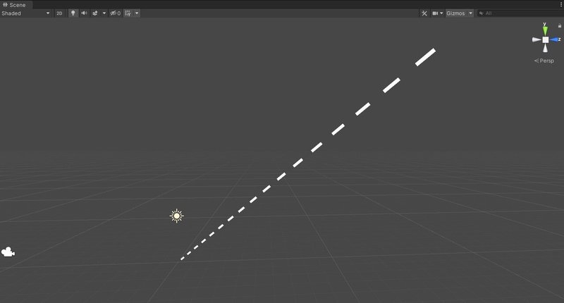 【Unity】Line Rendererで破線を引く｜Hiko
