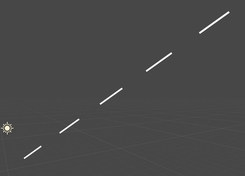 【Unity】Line Rendererで破線を引く｜Hiko