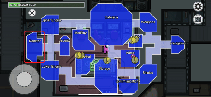 【Among us】サボタージュ攻略_THE SKELD（Reactor編）｜Katsuhiro Asakura