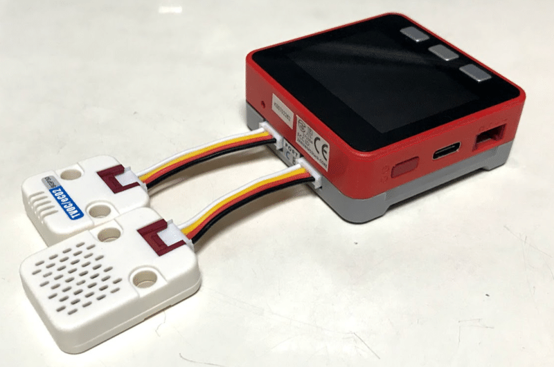 刺すだけ簡単！ M5Stackで環境監視システムをつくる！（Co2・TVOC・温度・湿度・気圧）｜神楽坂らせん