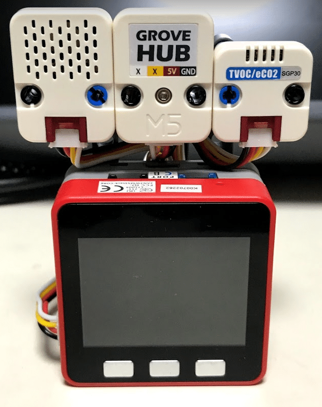 刺すだけ簡単！ M5Stackで環境監視システムをつくる！（Co2・TVOC・温度・湿度・気圧）｜神楽坂らせん