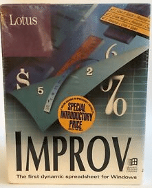 【雑記】表計算ソフト栄枯盛衰～ニッチな唯一無二の機能を実装した、Lotus Improv(ロータス・インプロブ)～｜Particlemethod