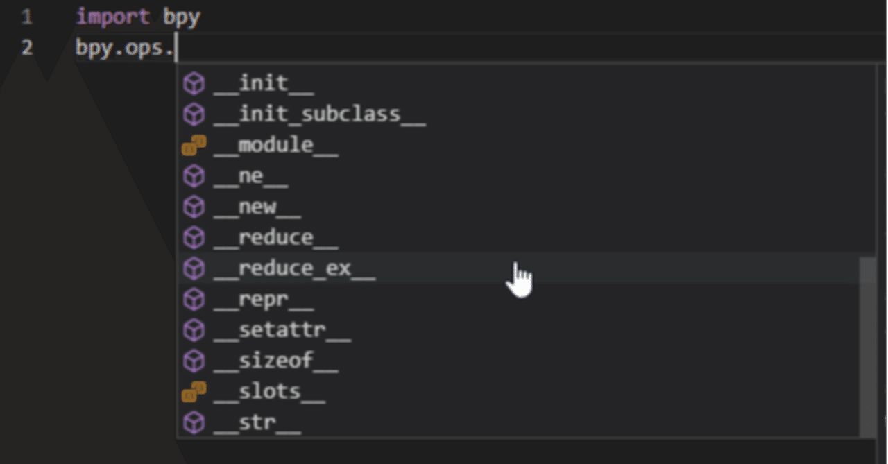 VSCode blender Python python autoComplete vscode-blender-python-python-autocomplete