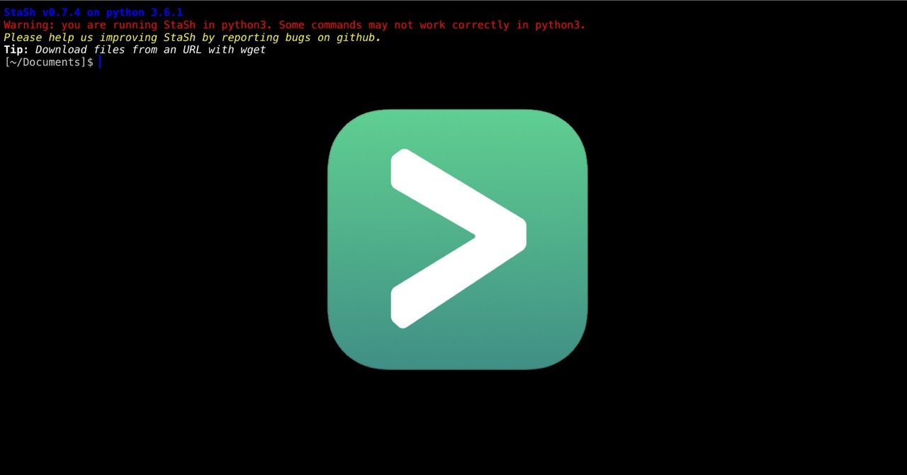 Pythonista3 StaSh Install 2021｜Hiro's Note