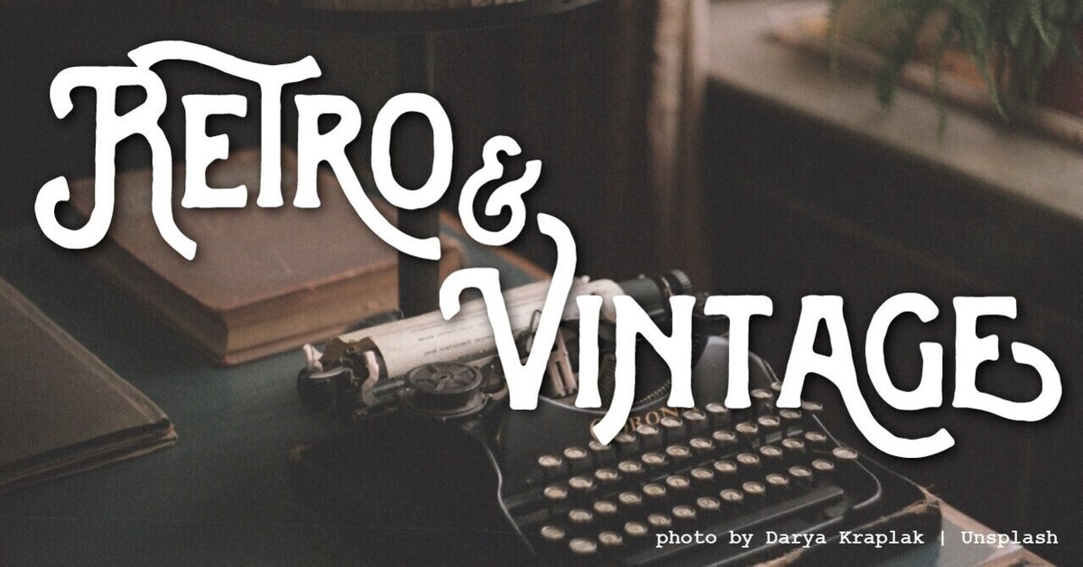 ロゴやキャッチで使える欧文フォント2021―レトロ＆ヴィンテージ編｜宮里文崇 | feoh design