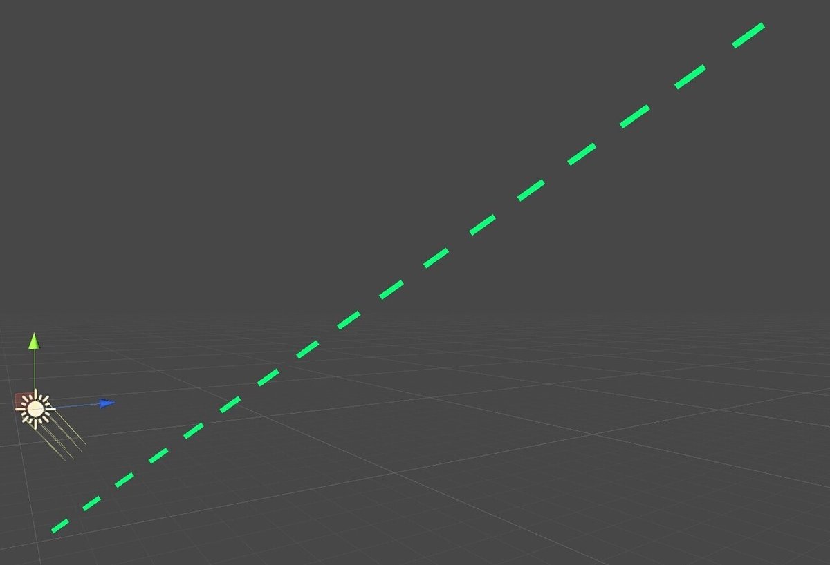 【Unity】Line Rendererで破線を引く｜Hiko