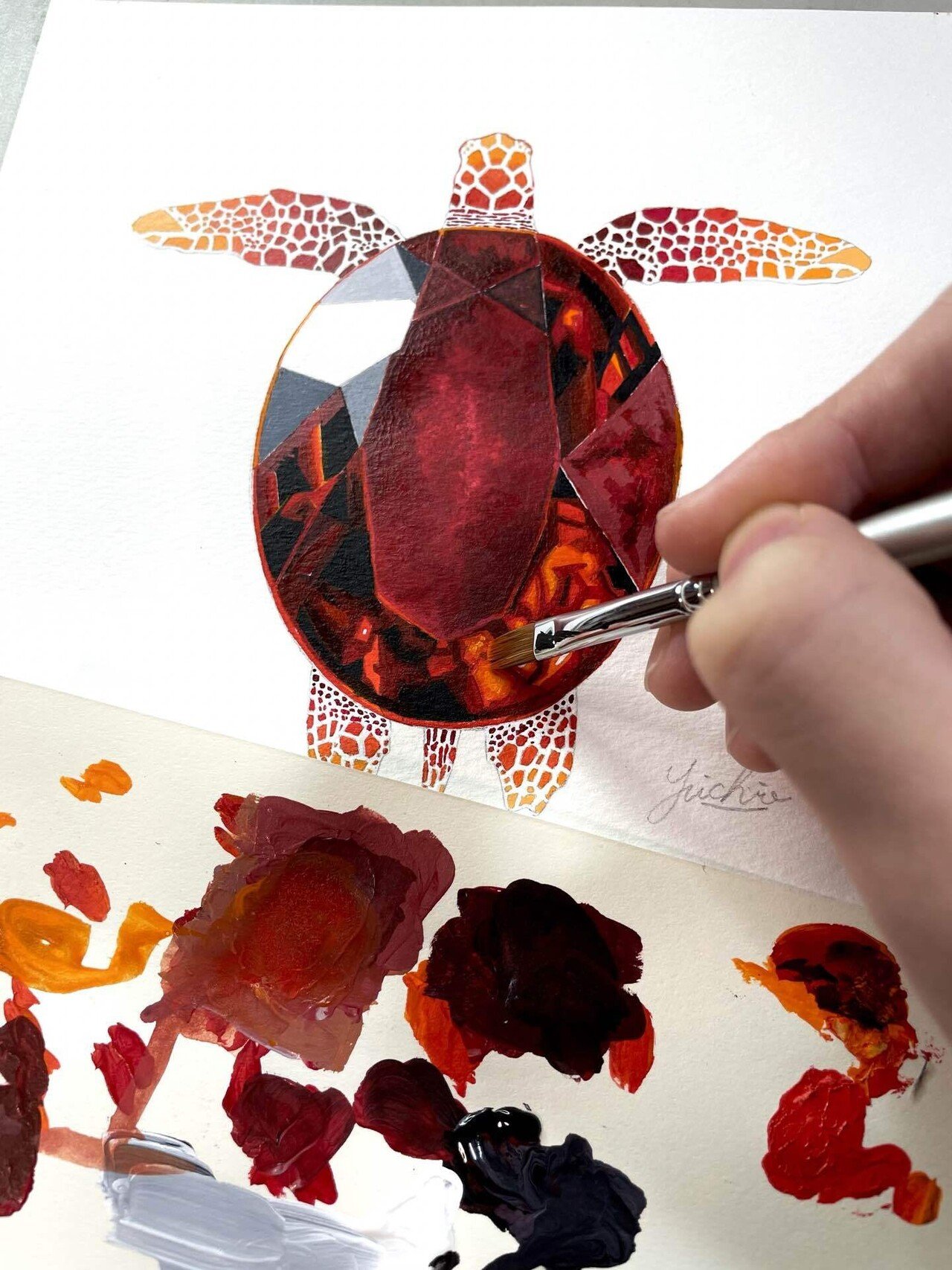 ウミガメ×ガーネット｜安部祐一朗 Yuichiro Abe