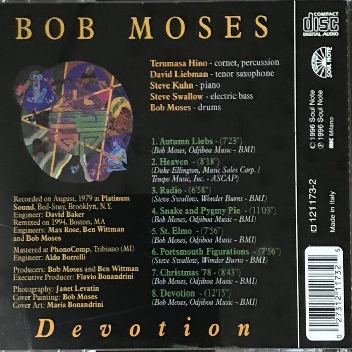 Devotion / Bob Moses｜佐藤達哉