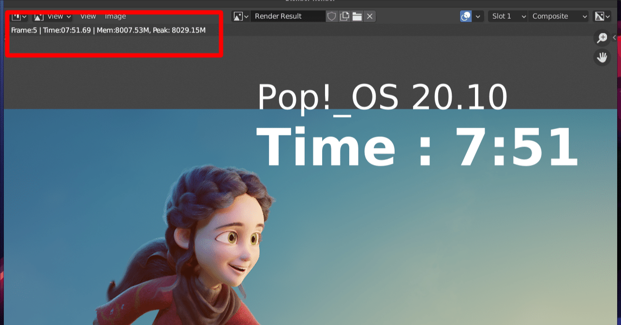 Win vs Ubuntu vs Pop!_OS Blenderレンダリング対決2｜Histone