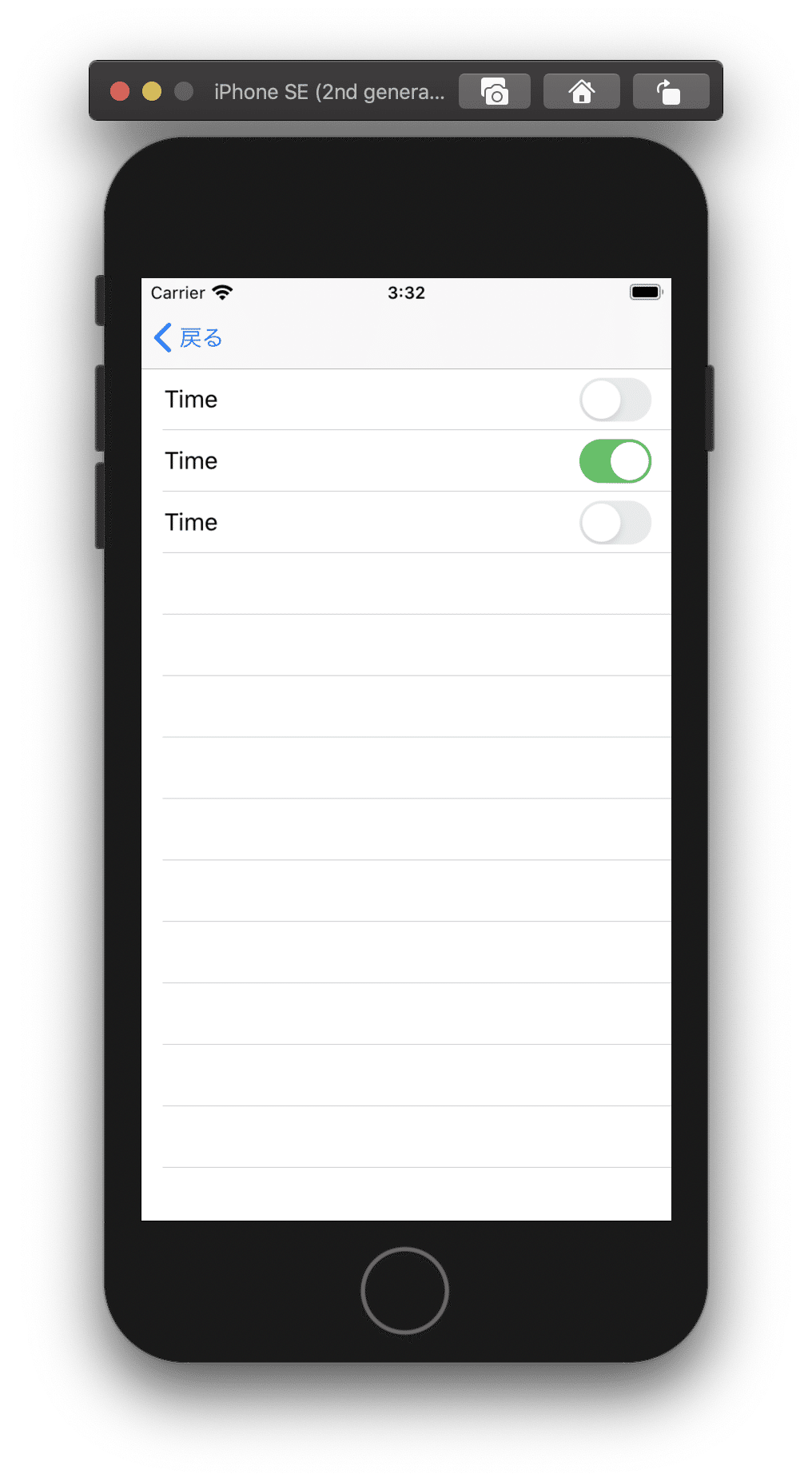 [Swift] tableViewにUISwitch｜Yama
