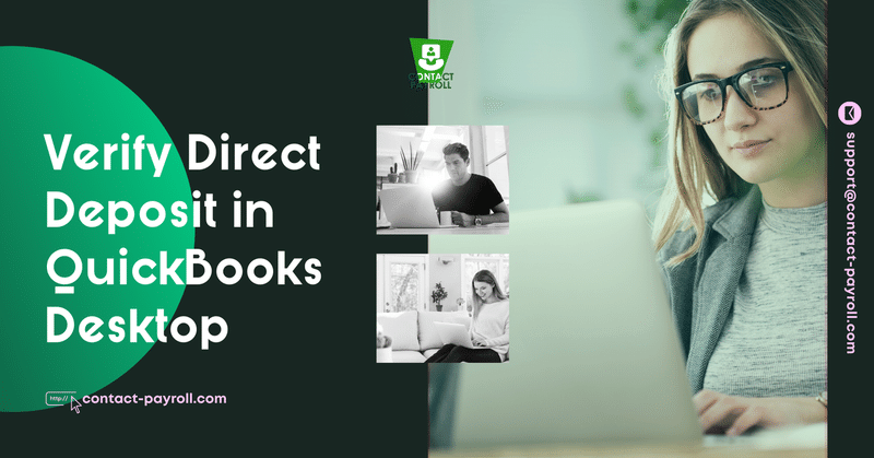 Verify Direct Deposit in QuickBooks Desktop｜LiamCharles｜note