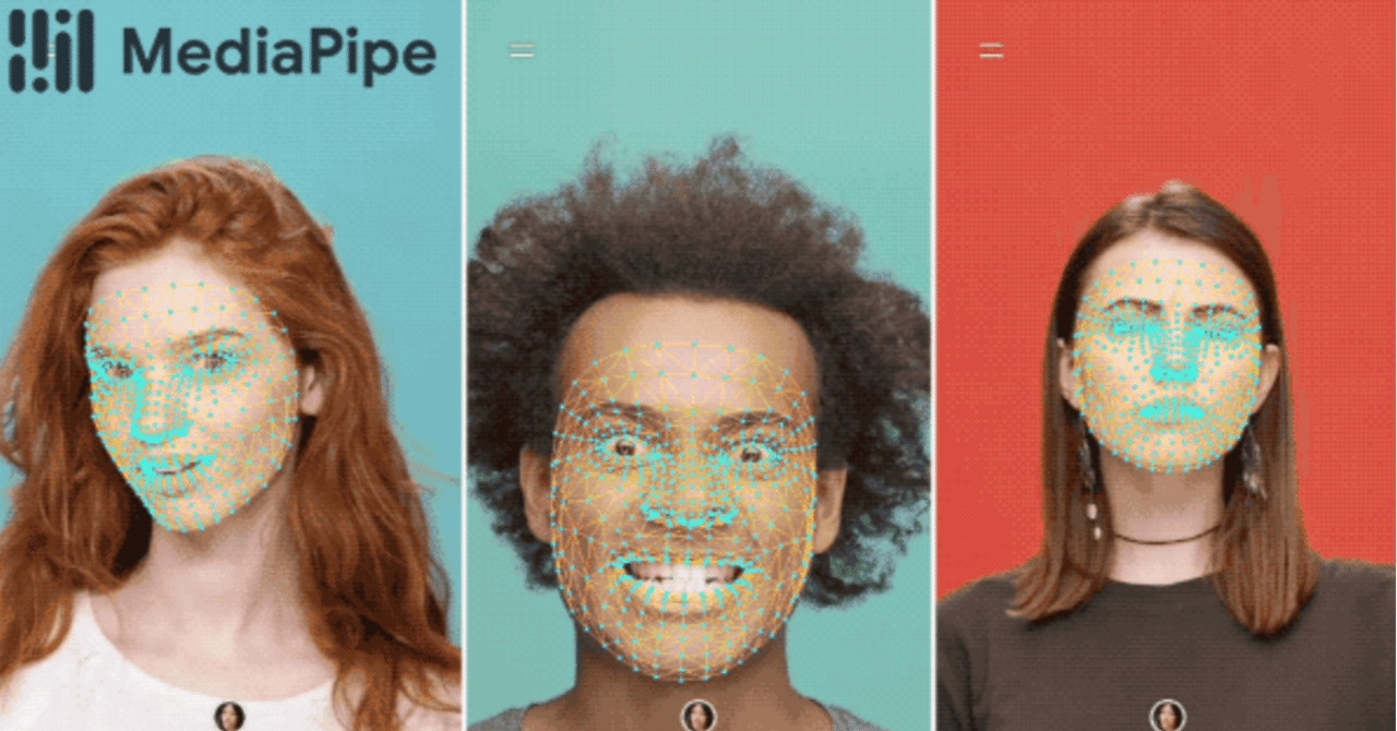 MediaPipe 入門 (4) - Face Mesh｜npaka