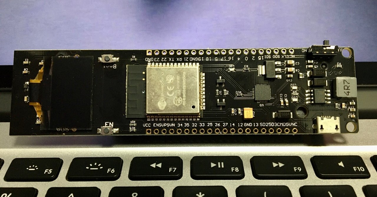 ESP32 18650 OLED を使ってみました｜Mattaka