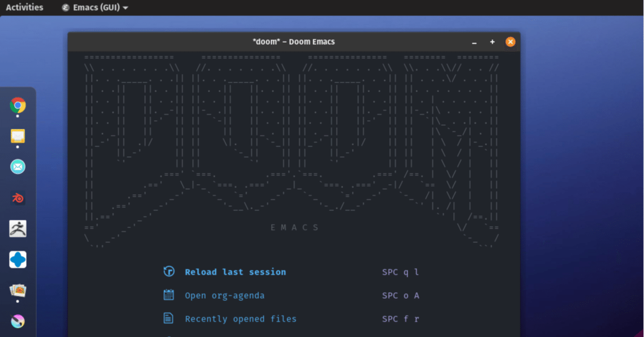 【Doom Emacs】これなら好きになれるかもしれないEmacs｜Histone