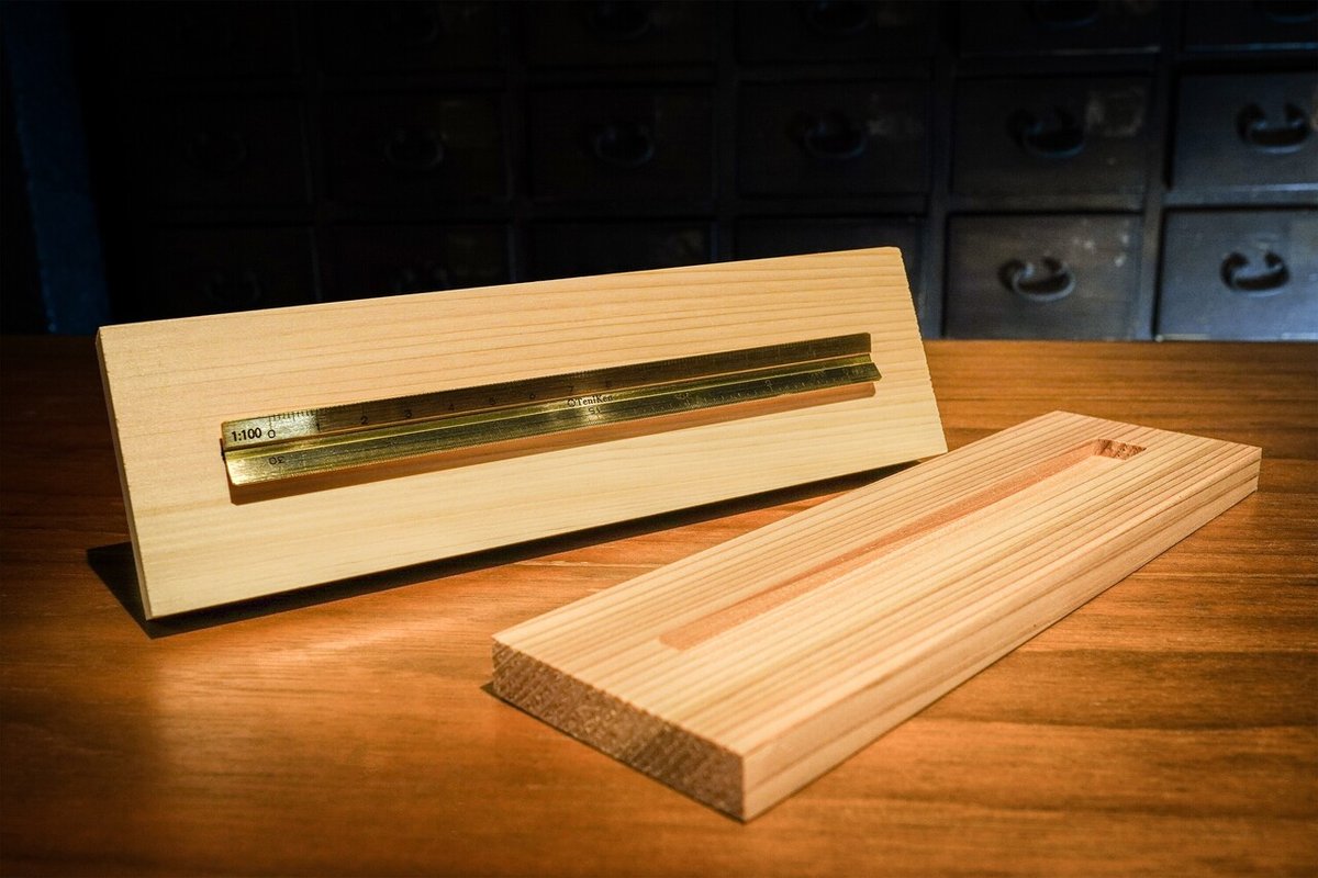 「TeniKenシリーズ 真鍮無垢三角スケール 鏡面磨き 15cm」を作りました。｜原利行@建築サロン101代表