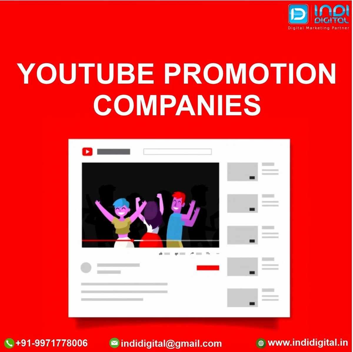 Which are the best YouTube promotion Companies in India｜onlineagency