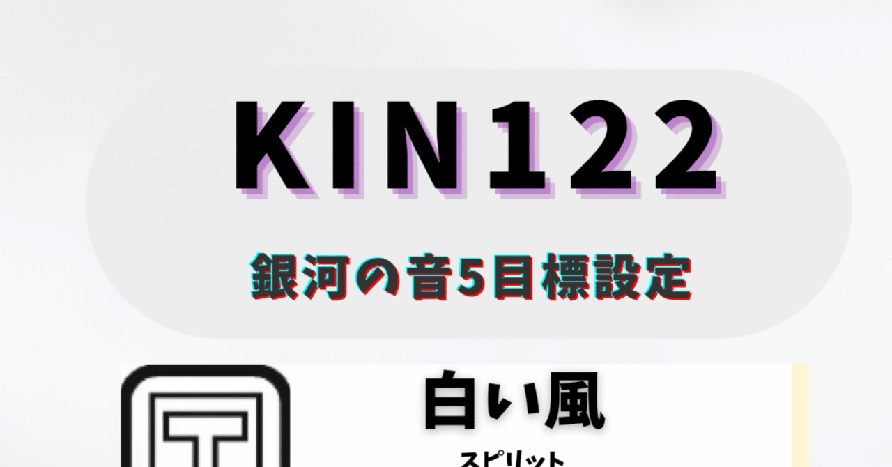 KIN122｜珠里 マヤ暦で本当の私に