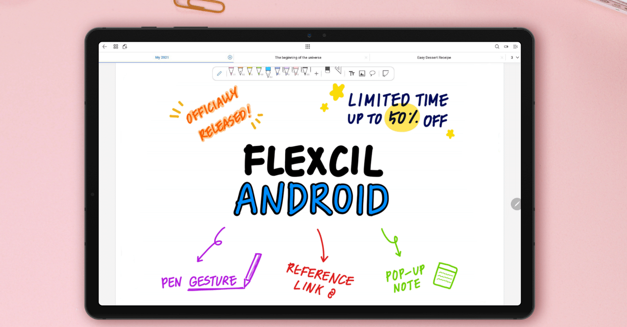 Flexcil Android、Google Play Storeにリリース｜Flexcil