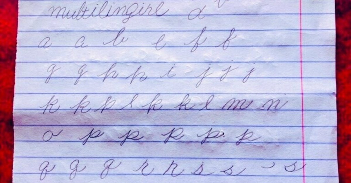英語の筆記体(cursive)の練習｜MULTILINGIRL♪（12言語コーチ・ブログ収入生活）→ノマド生活7年目
