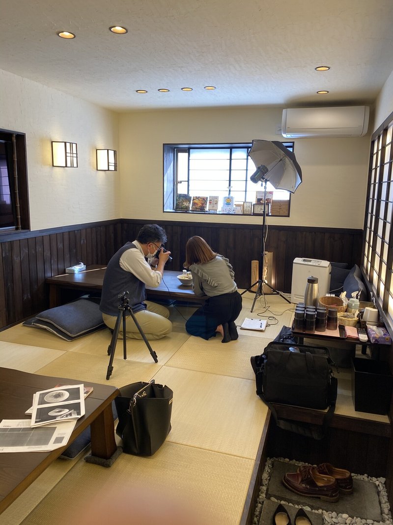 本日、雑誌の取材でした💡柿川亭の物語159｜Masatoshi Oka | 柿川亭｜note