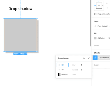 Figmaの基本操作 その6 影やぼかしの効果｜わかー