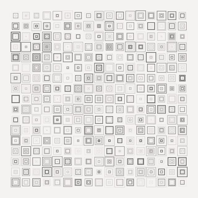 Vera Molnár さんの (Des)Ordres を Processing で模写｜deconbatch