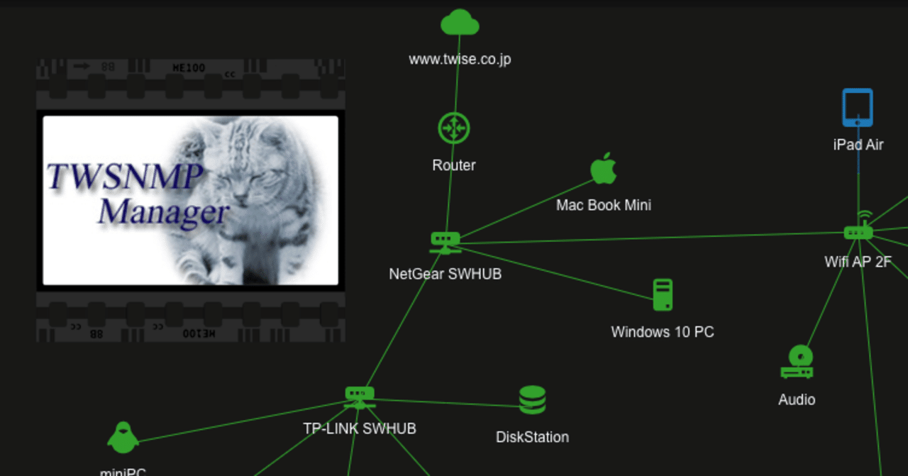 TWSNMP FCで始めるネットワーク管理｜twsnmp