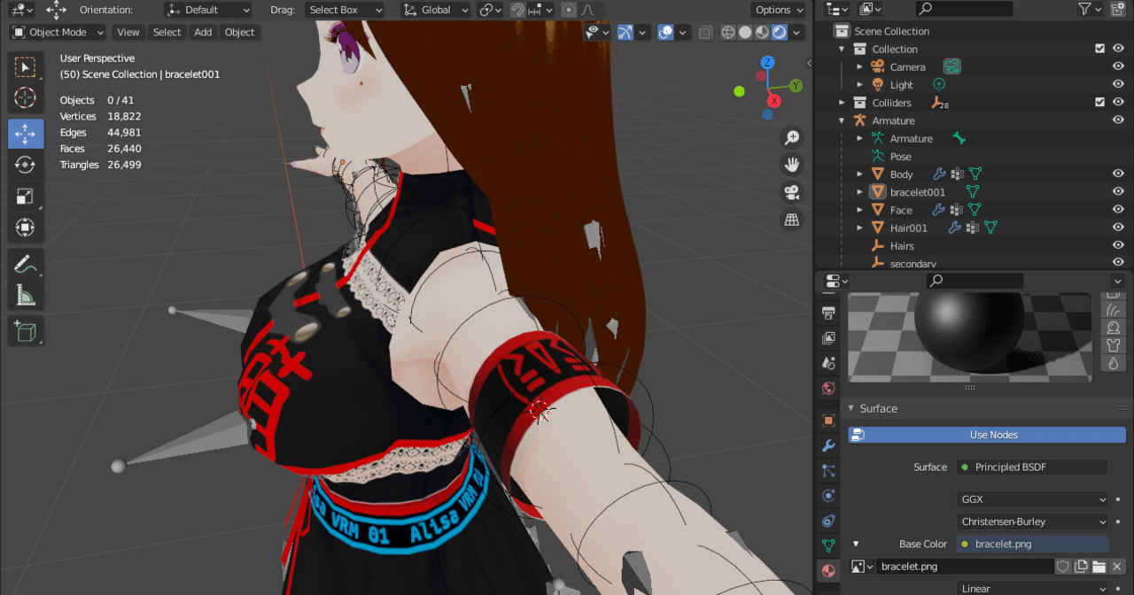 VRoid Studioで出力した3DモデルをBlender・Unityで様々な要素を追加しよう｜takamitsu_h