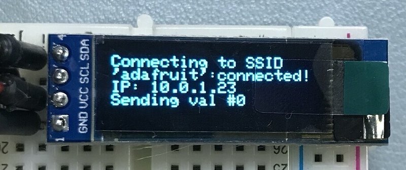 I2CのOLED液晶 SSD1306 を使ってみる｜kurosuke