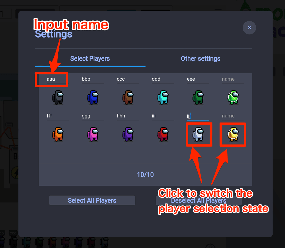 How to use Among Us Tracker｜Among Us トラッカー 盤面整理ツール