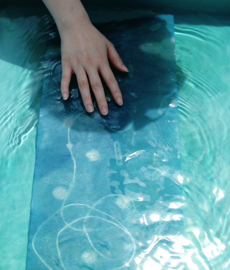 【好評発売中！】感光紙（サイアノタイプ・日光写真用／厚口水彩画紙ベース）｜Shunya.Asami NOTE