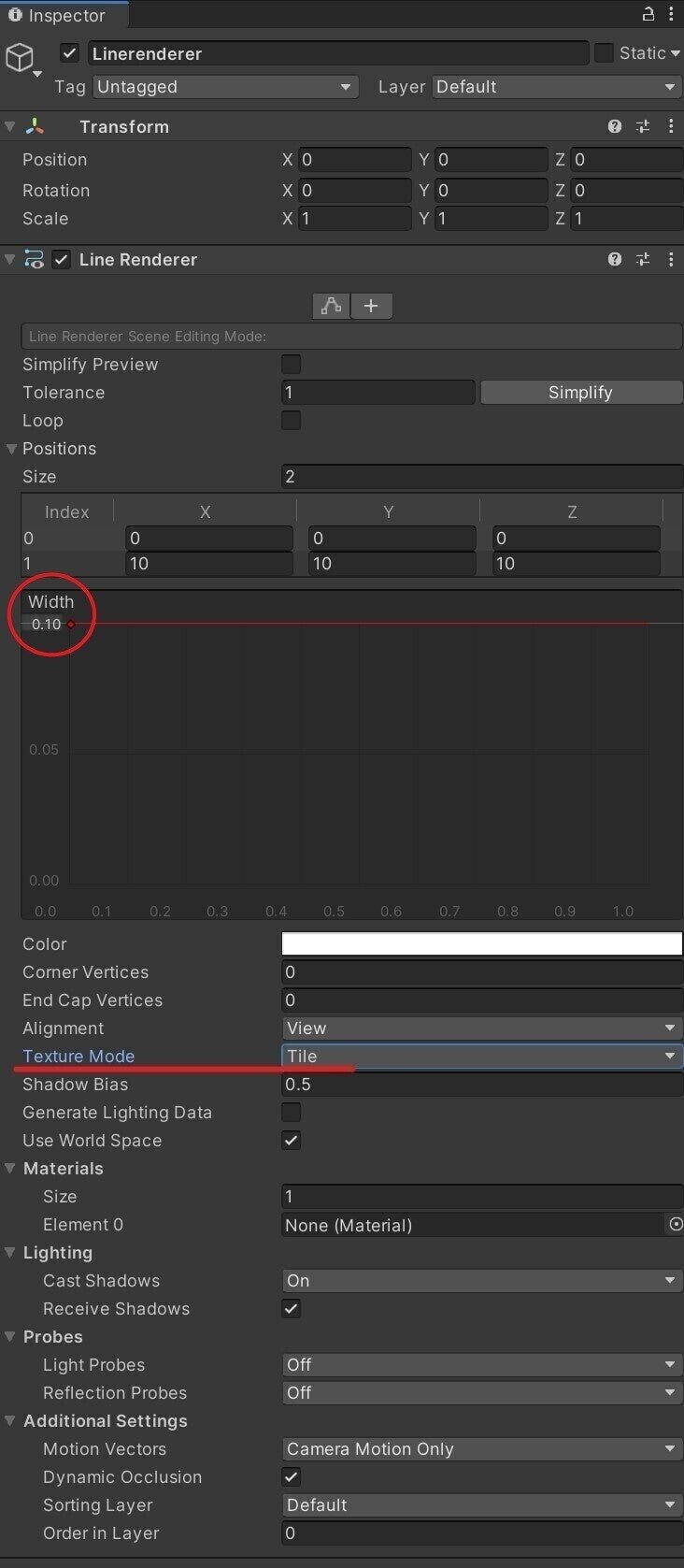 【Unity】Line Rendererで破線を引く｜Hiko