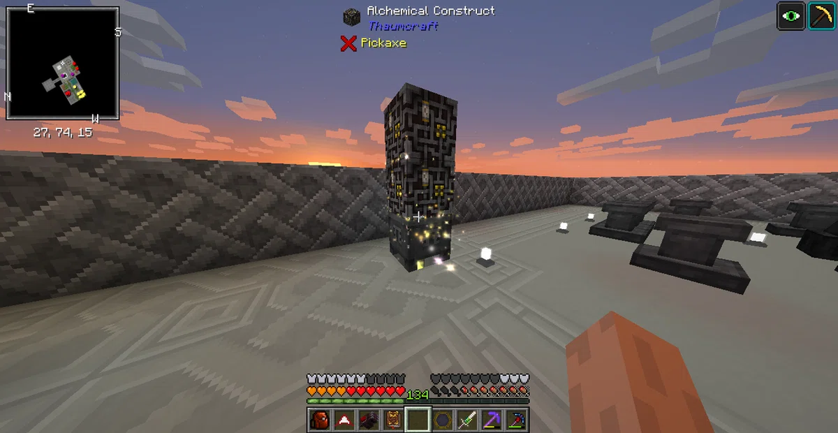 FTB Interactions #33 - 1.12で古代の残骸採掘｜Pumpkin Melon（坂本）