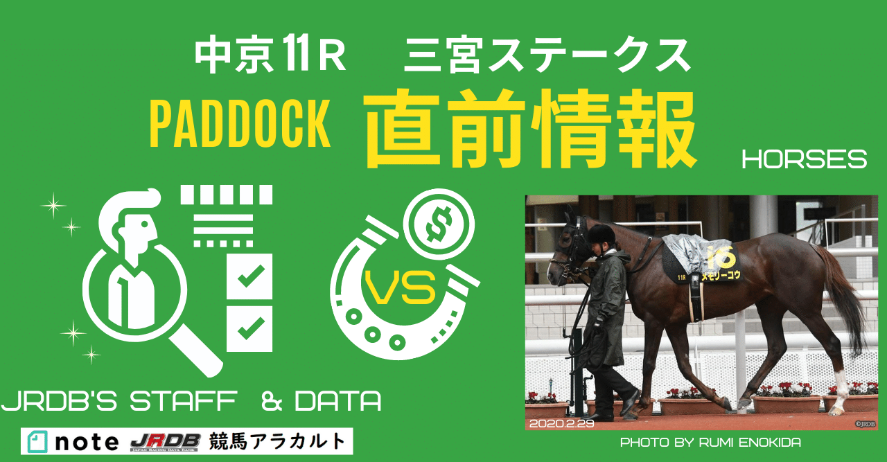 6/13(日) 中京11R 三宮ステークス 直前情報｜JRDB 競馬アラカルト