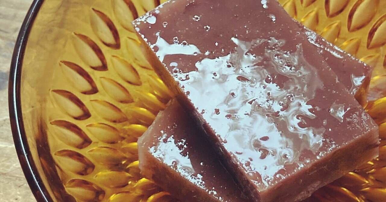 水ようかんの話｜野上優佳子(Yukako Nogami)｜note