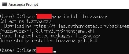 【Python】fuzzywuzzy｜RP