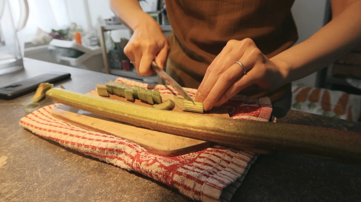 Plum paste made with German rhubarb｜ドイツ生活情報ブログ〜Oddyドイツ暮らし〜